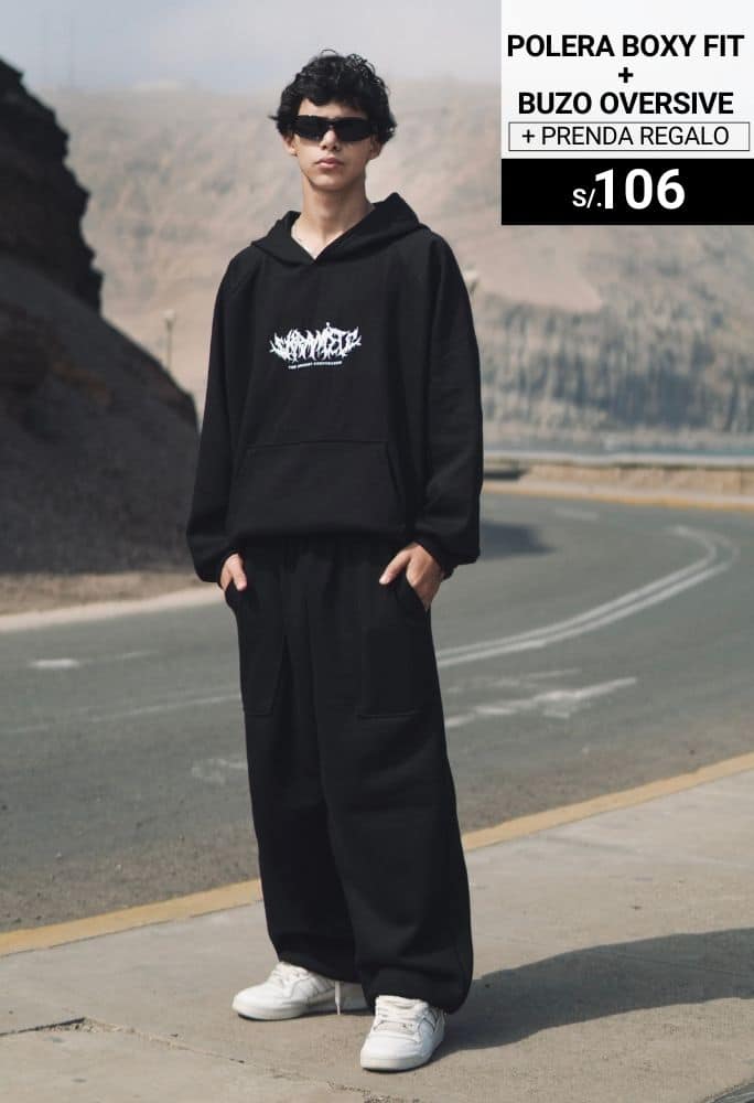 Pack: Buzos Oversive + Polera Boxy Fit IV